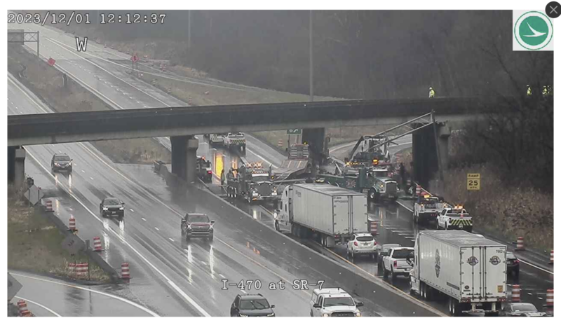 UPDATE: I-470 Reopened, Off-Ramp To Ohio 7 Still Closed | News, Sports ...